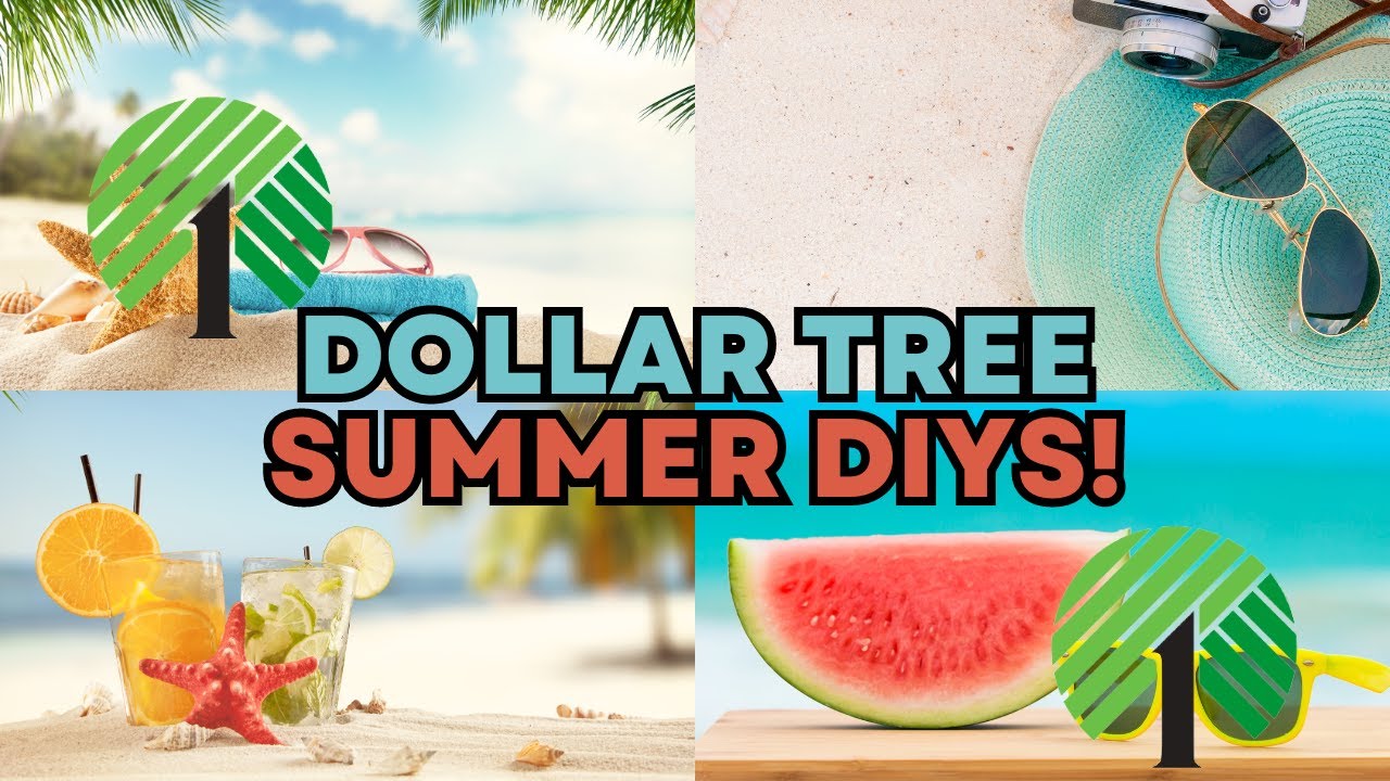 🍉EASY DOLLAR TREE SUMMER DIYS! WHAT TO DO WITH THE NEW ITEMS IN DOLLAR ...
