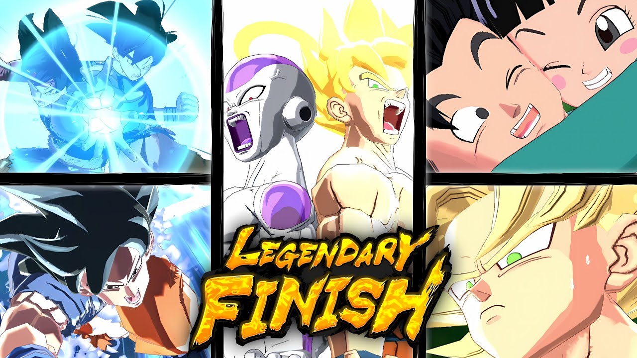 ALL LEGENDARY FINISHES IN DRAGON BALL LEGENDS 2023! - YouTube