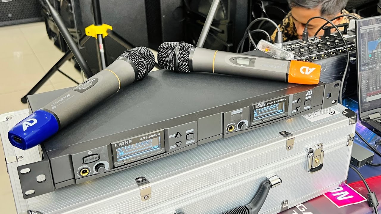 Microphone wireless AD ACT 9090U Ready kembali - YouTube