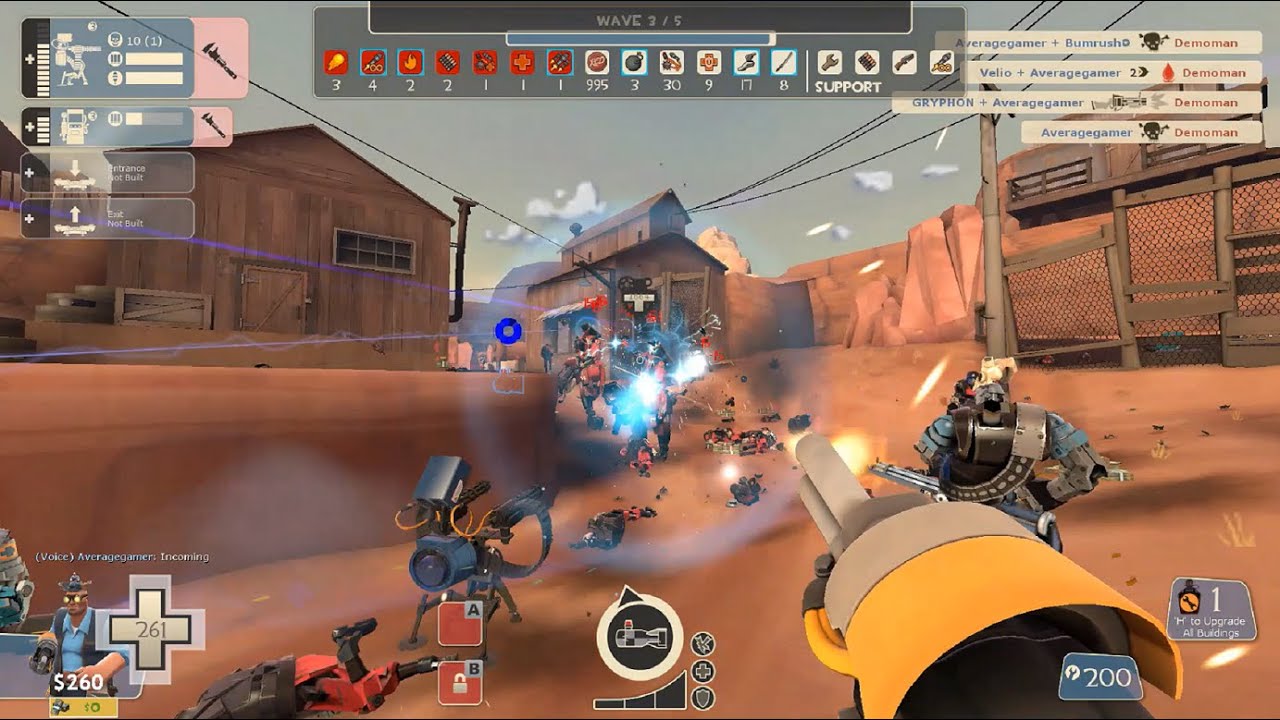Tf2 MvM: Rewired Rampage Rustvalley - (Exp) Reclamation (5 waves) with ...