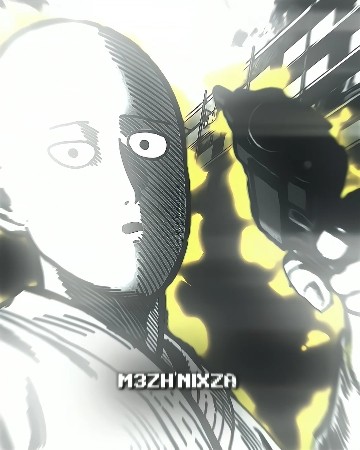 Saitama when he's angry 😨💀 | Saitama is scary 😰 | one punch man manga ...
