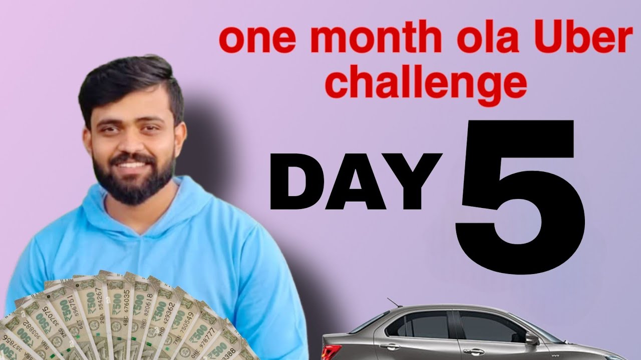 1 month ola Uber challenge day 5 full video#automobile #oladriver #ola ...