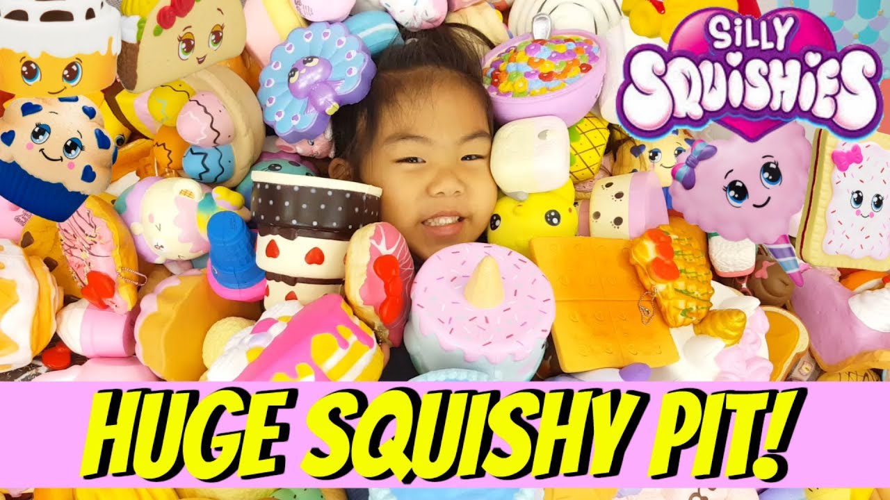 HUGE SQUISHY PIT! Silly Squishies Unboxing Haul | Squishy Foam Ball Pit ...