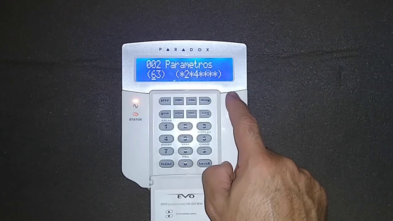 Paradox Programar setores / zonas - Central PARADOX EVO192 - EVO48 ...