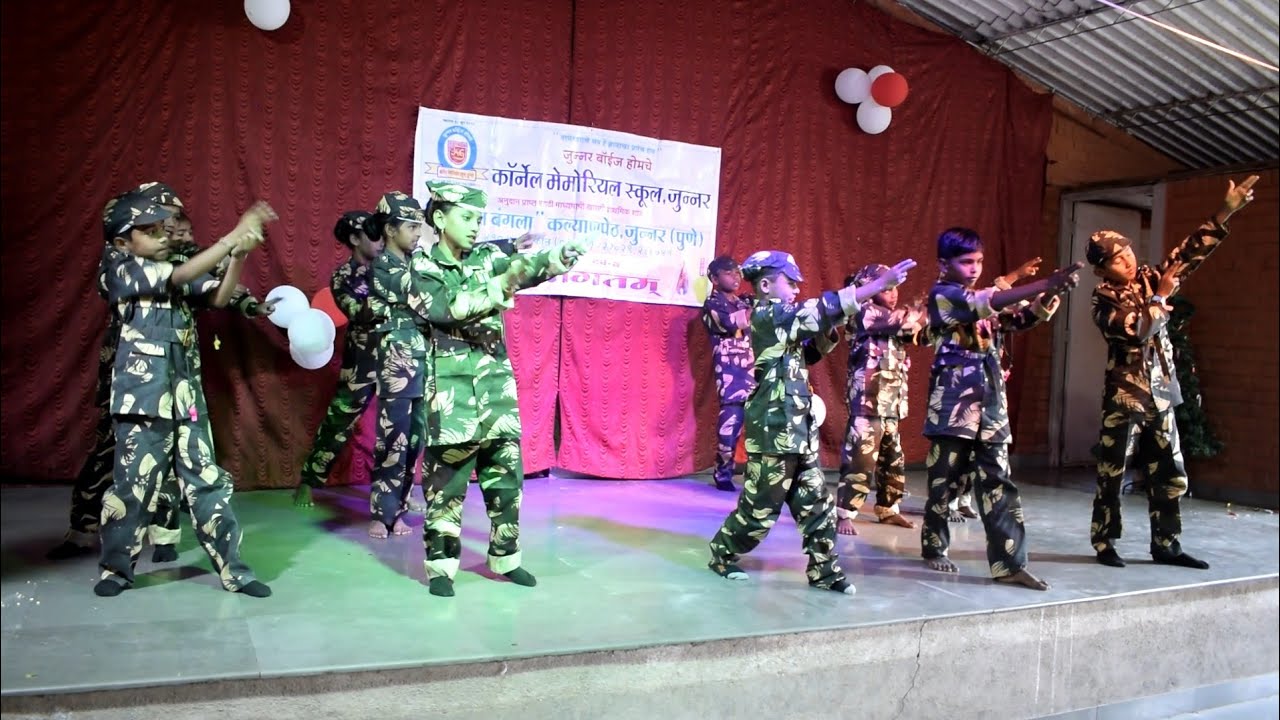 कंधोन से मिलते हैं कंधे | देशभक्तिपर नृत्य |Std 4th |Kandhon Se Milte ...