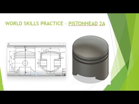 🚀 World Skills Mechanical Engineering CAD Competition – Piston Head ...