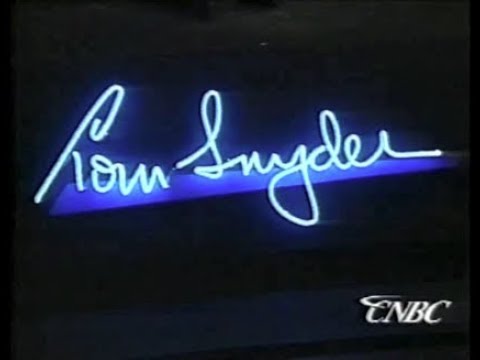 Tom Snyder's Last Cable Show w/Bob Newhart, Calvert DeForest, Dec. 1, 1994