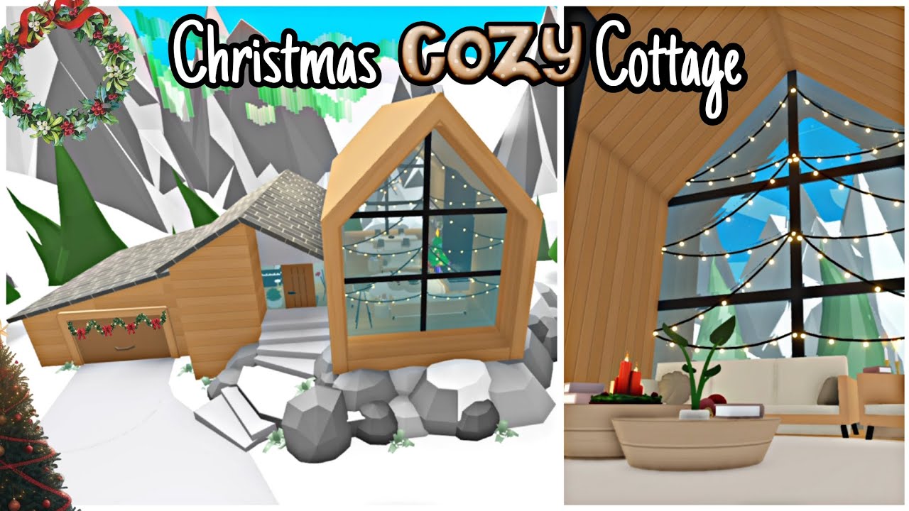 Cozy Christmas Cottage || Adopt Me || House Tour ️ ️🌨️ - YouTube