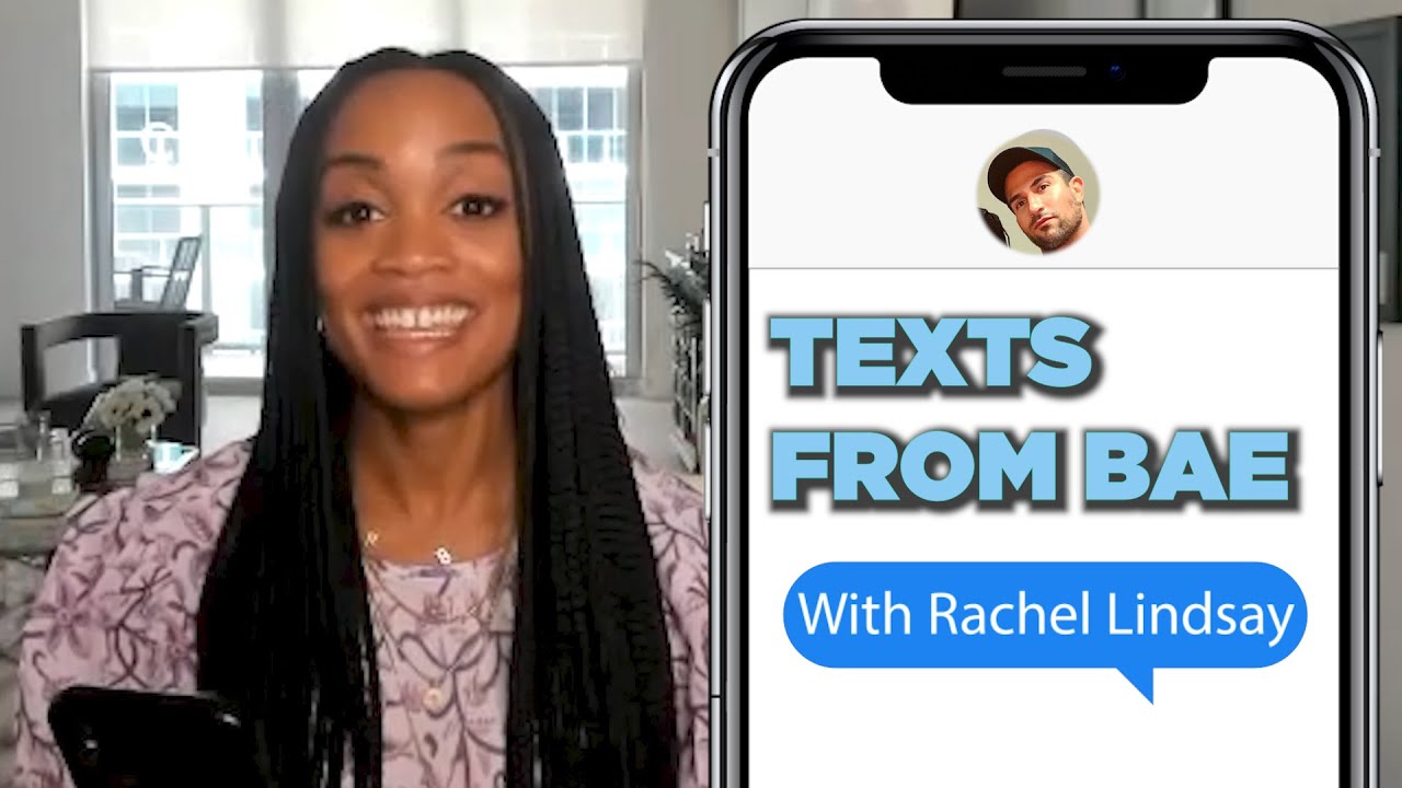 Rachel Lindsay Reads Texts From Bae, Bryan Abasolo - YouTube