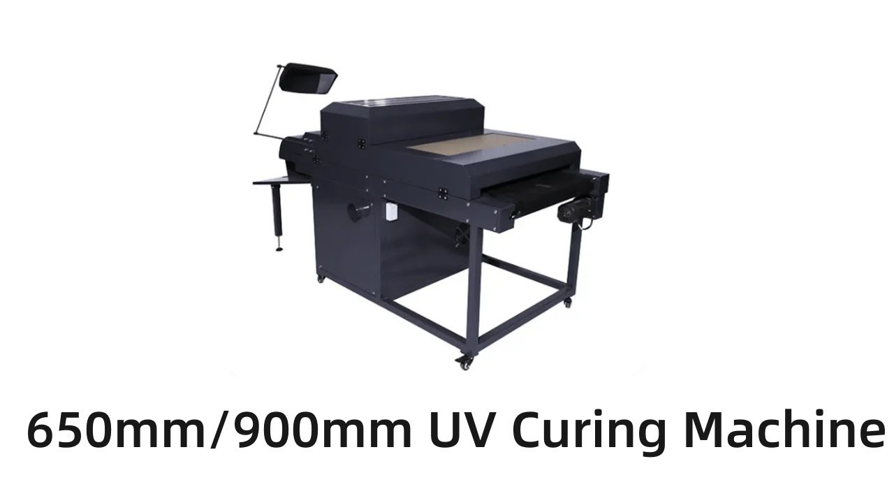 650mm/900mm UV Curing Machine(can add IR lamp as required) - YouTube