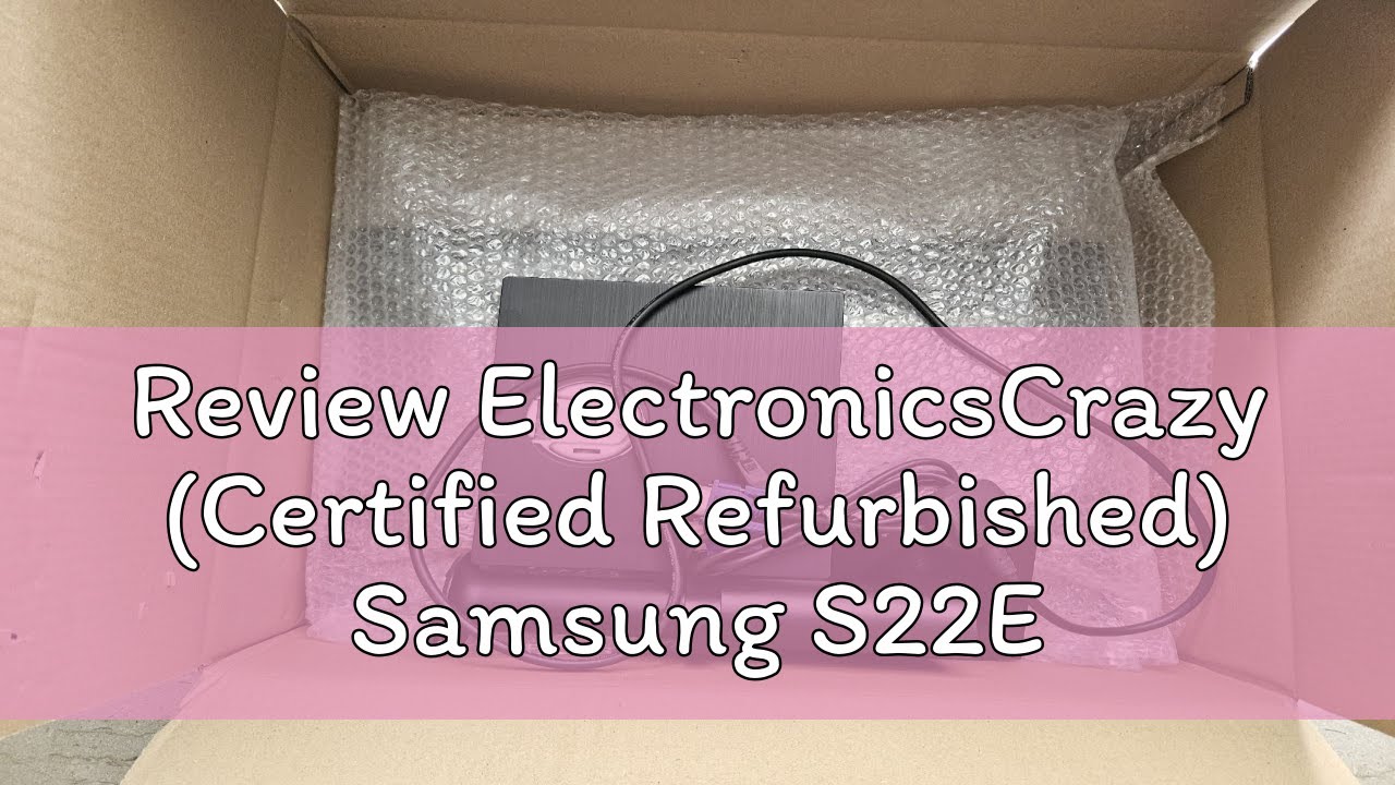 Review ElectronicsCrazy (Certified Refurbished) Samsung S22E450DW SE450 ...
