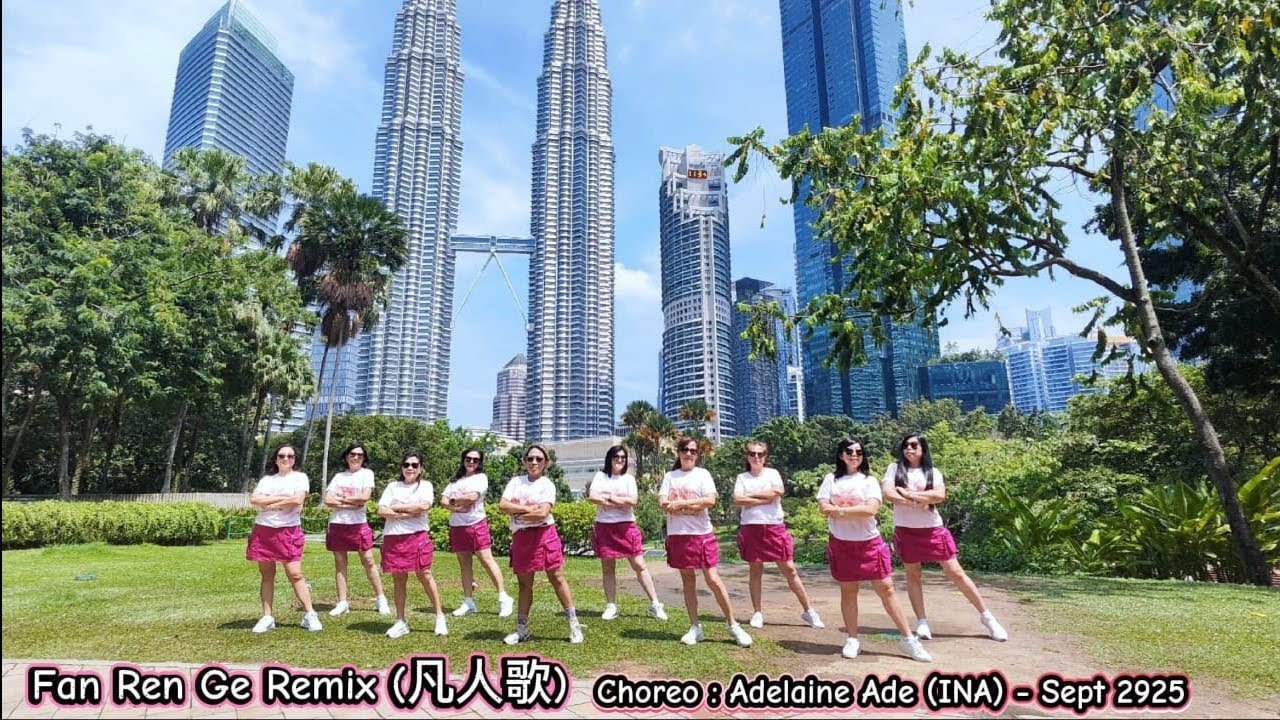 Fan Ren Ge Remix (凡人歌) - Line Dance - Choreo:Adelaine Ade (INA ...