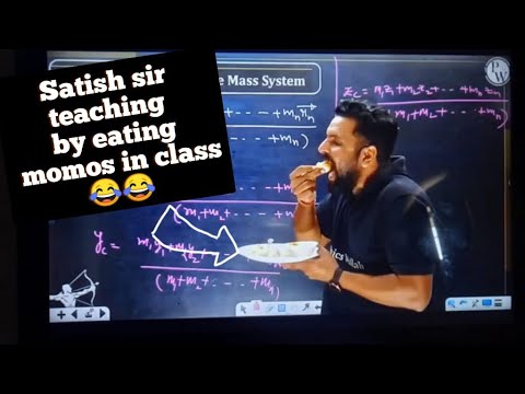 Satish sir teaching by eating momos 😂 ️🤣#arjuna1.0#StudywithShrishti 😊# ...