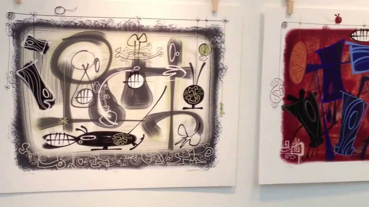 Jerry Leibowitz: iPad Finger Paintings - Studio Exhibit - YouTube