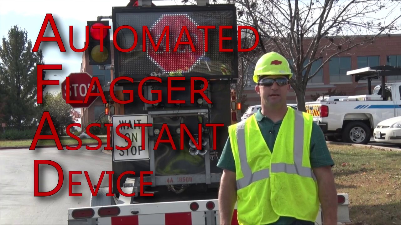 Automated Flagger Assistant Device - YouTube