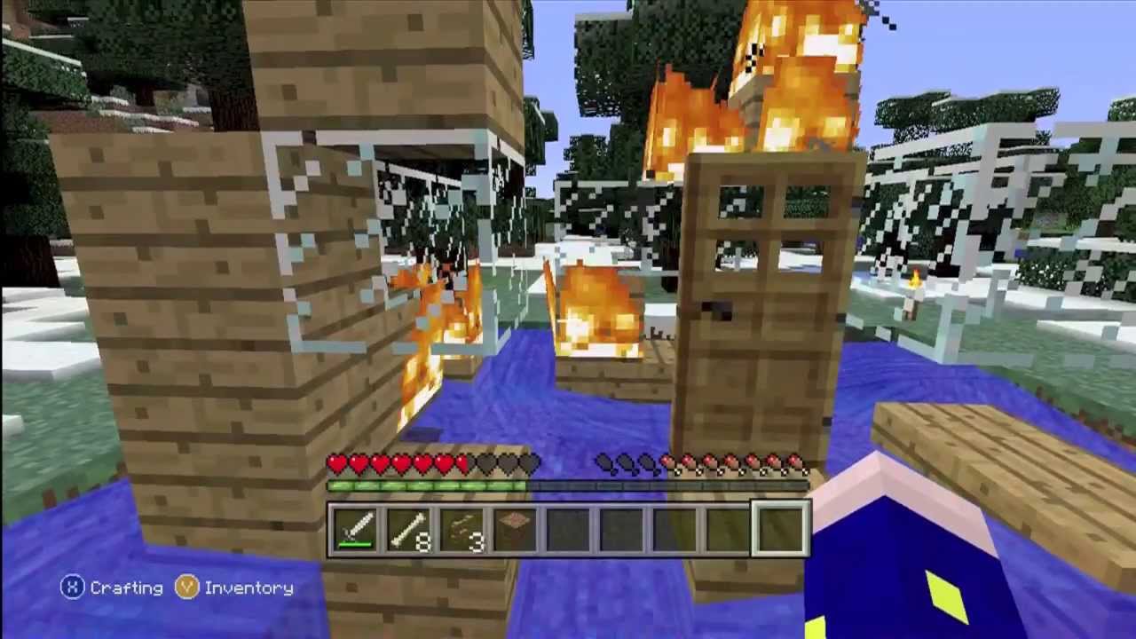 Minecraft RAGE - BURNING A KIDS HOUSE - YouTube