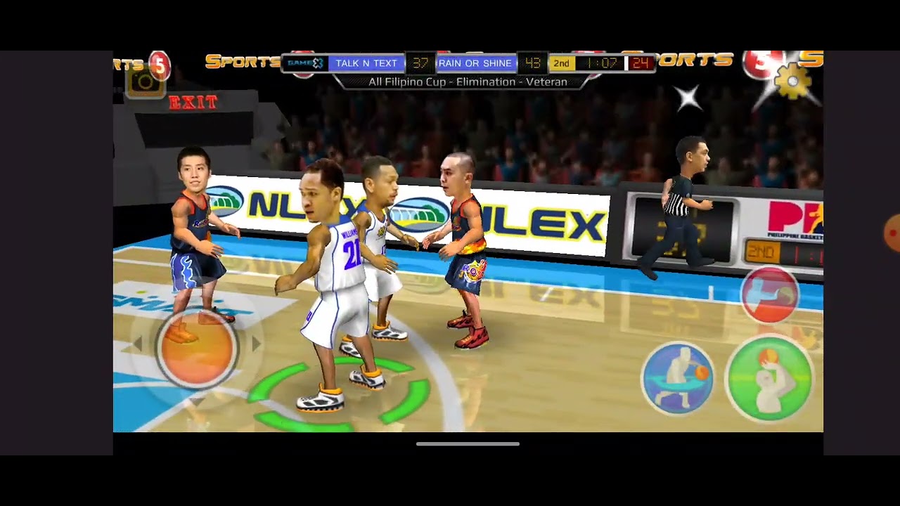 Rain Or Shine Vs Talk n Text | PBA Basketball Slam! Android Gameplay ...