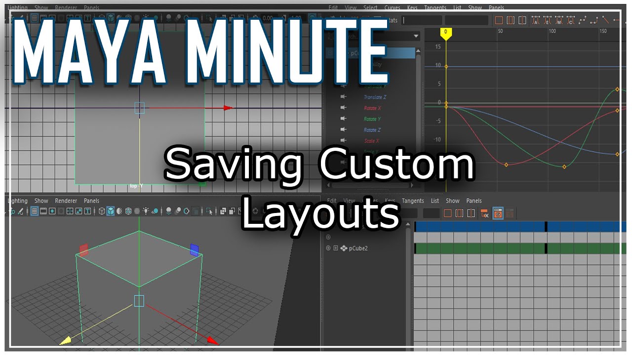 Save Your Custom Layout As a Preset - Maya Minute - YouTube