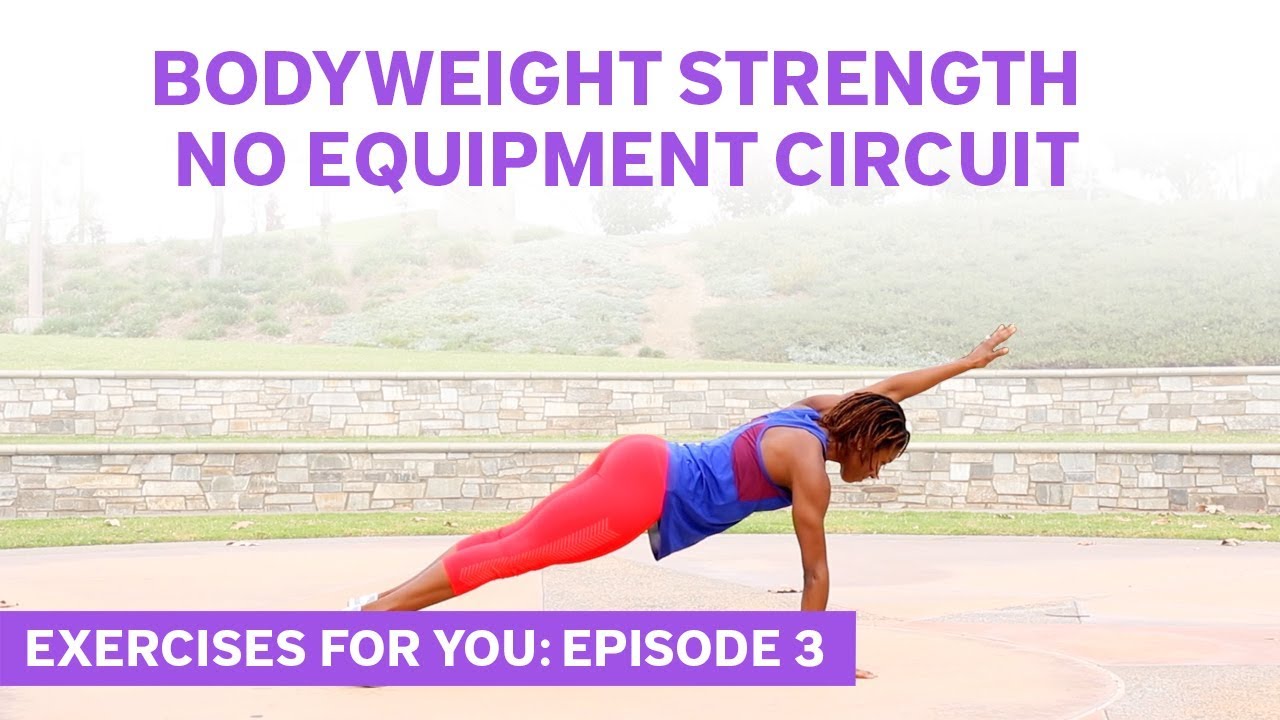 No Equipment Bodyweight Strength Circuit Follow Along - YouTube