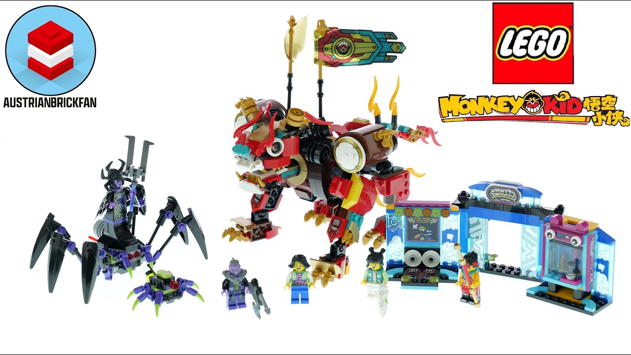 Lego Monkie Kid 80021 Monkie Kid's Lion Guardian - Lego Speed Build ...