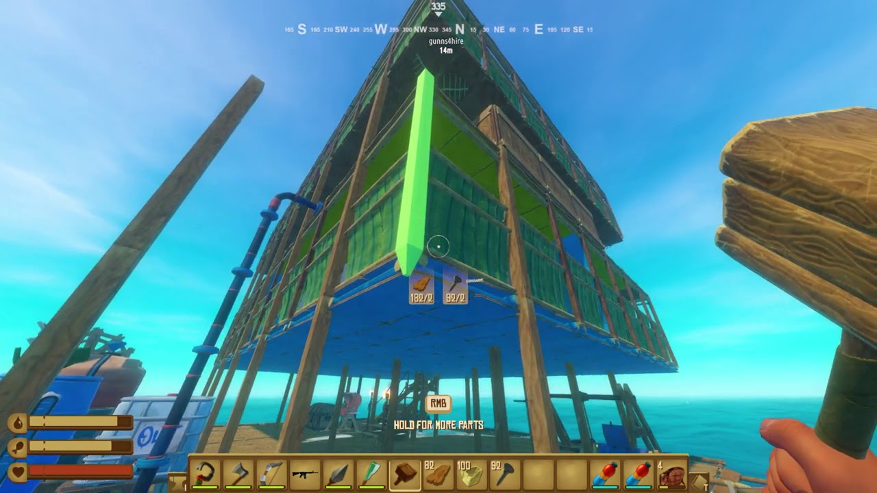 TIME TO RESTRUCTURE OUR FLOATING FORTRESS (Raft Game Mods - EP.19 ...