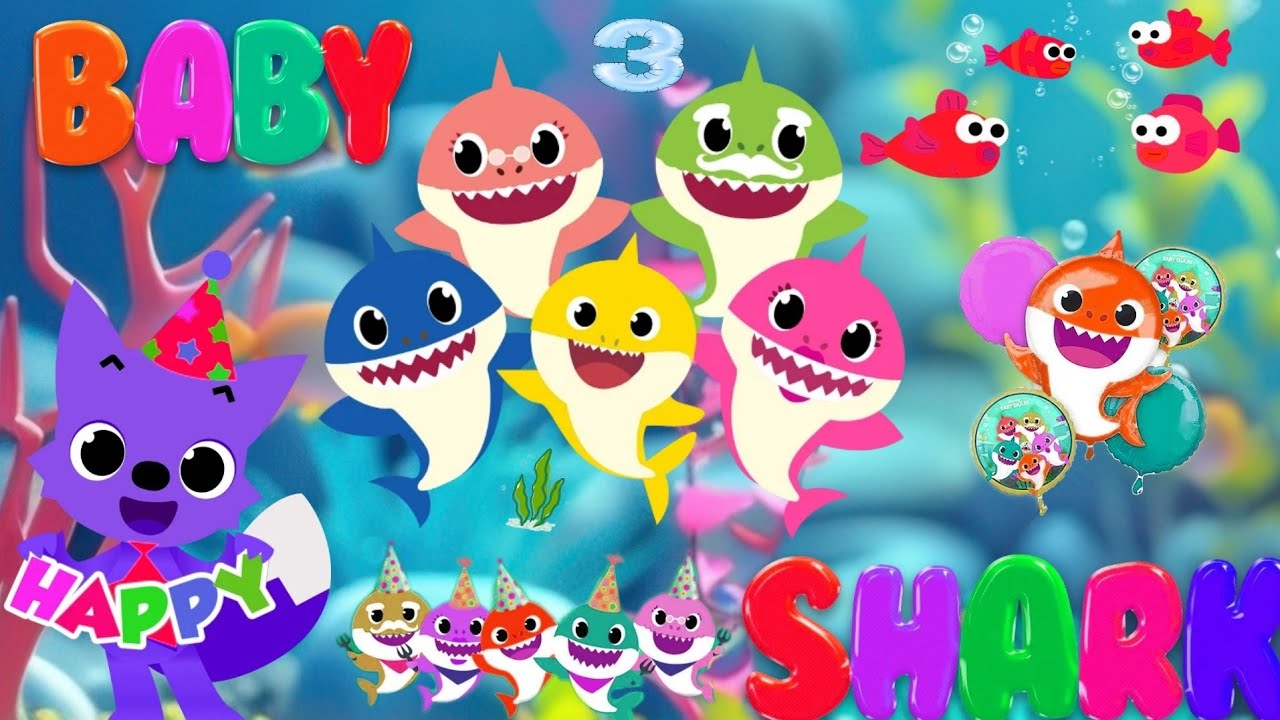 Baby Shark do do, Dance, Sing and play with the Shark #nursery_rhymes # ...