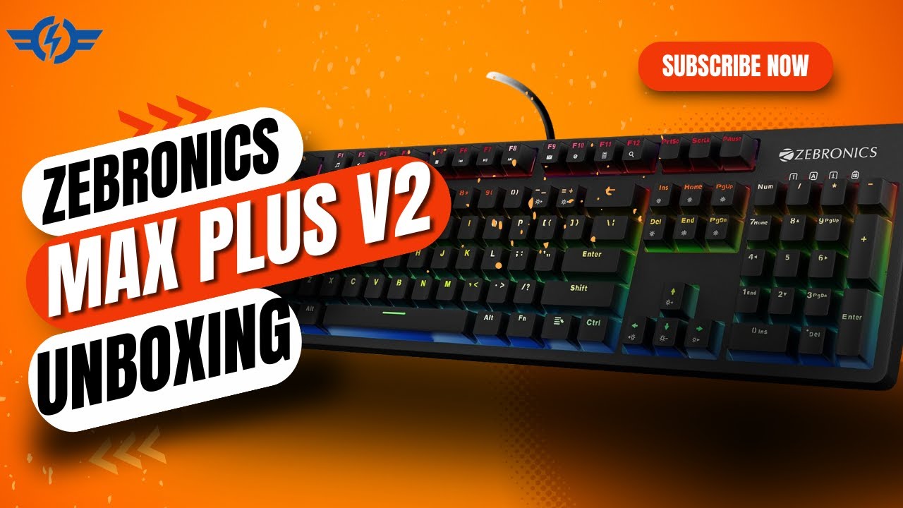 Zebronics Max Plus V2 Review || Best Budget Mechanical Keyboard - YouTube