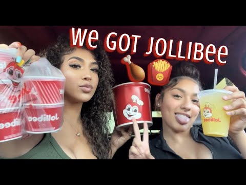 Trying Jollibee for the first time w my sister