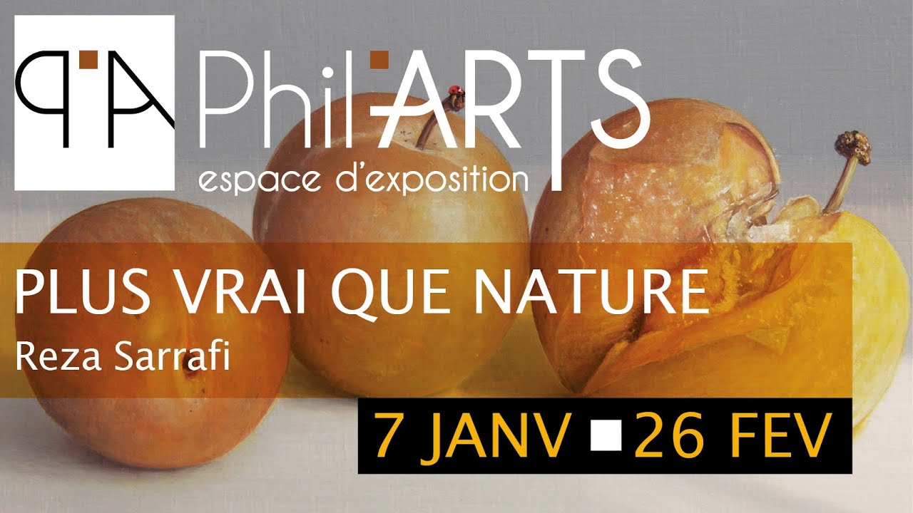 Exposition "Plus vrai que nature" - artiste Reza Sarrafi - YouTube