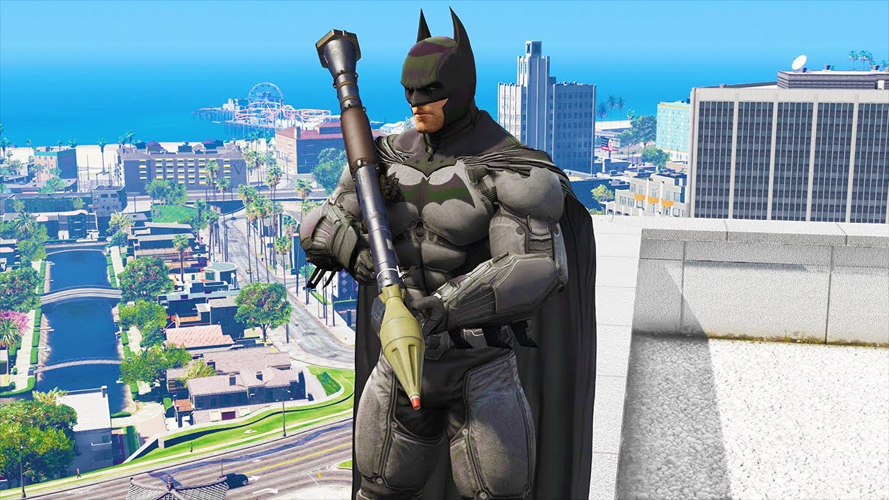 BATMAN Gameplay In GTA 5 - Playing As Batman - YouTube