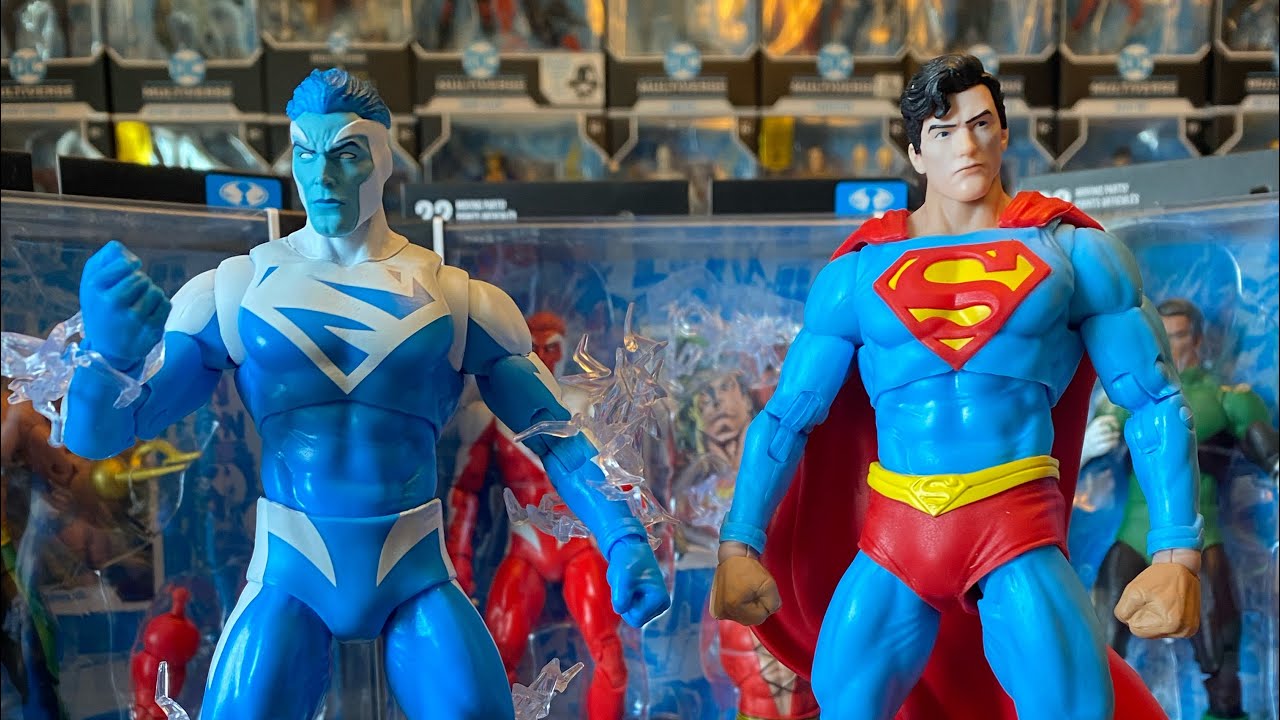 Mcfarlane DC Multiverse Electric Blue Superman JLA Plastic Man BAF ...