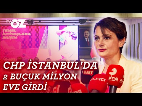 CHP İSTANBUL'DA 2 BUÇUK MİLYON EVE GİRDİ