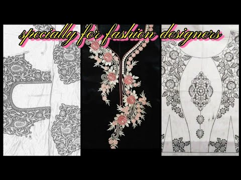 specially for fashion designers||beautiful hand embroidery staincils ...