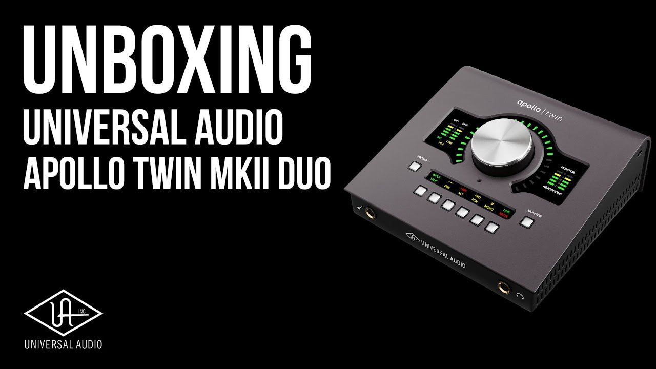 Unboxing - Universal Audio Apollo Twin MkII Duo - YouTube