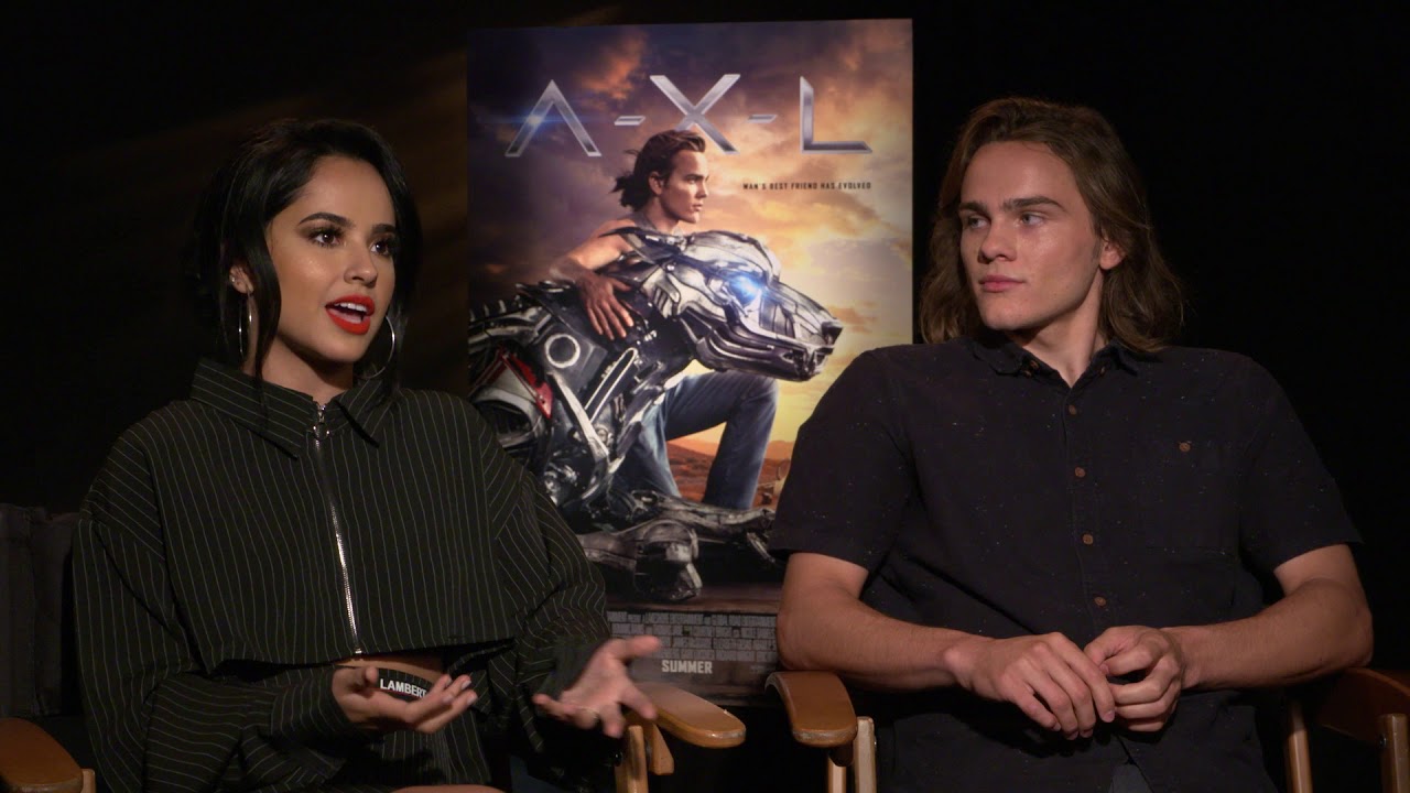 Exclusive Interview: Becky G and Alex Neustaedter on AXL - YouTube