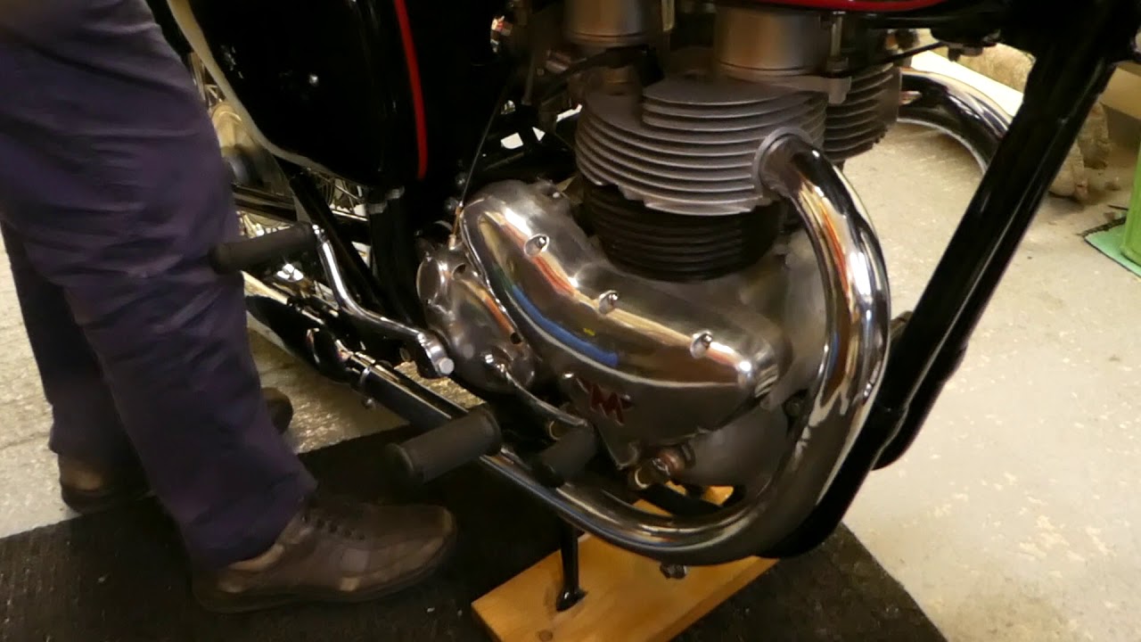 Matchless G12 engine run - YouTube