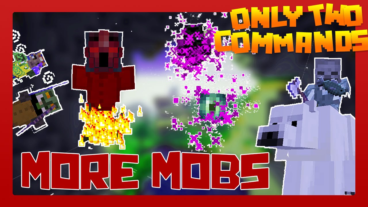 MORE MOBS with only two commands | Minecraft 1.10 - YouTube