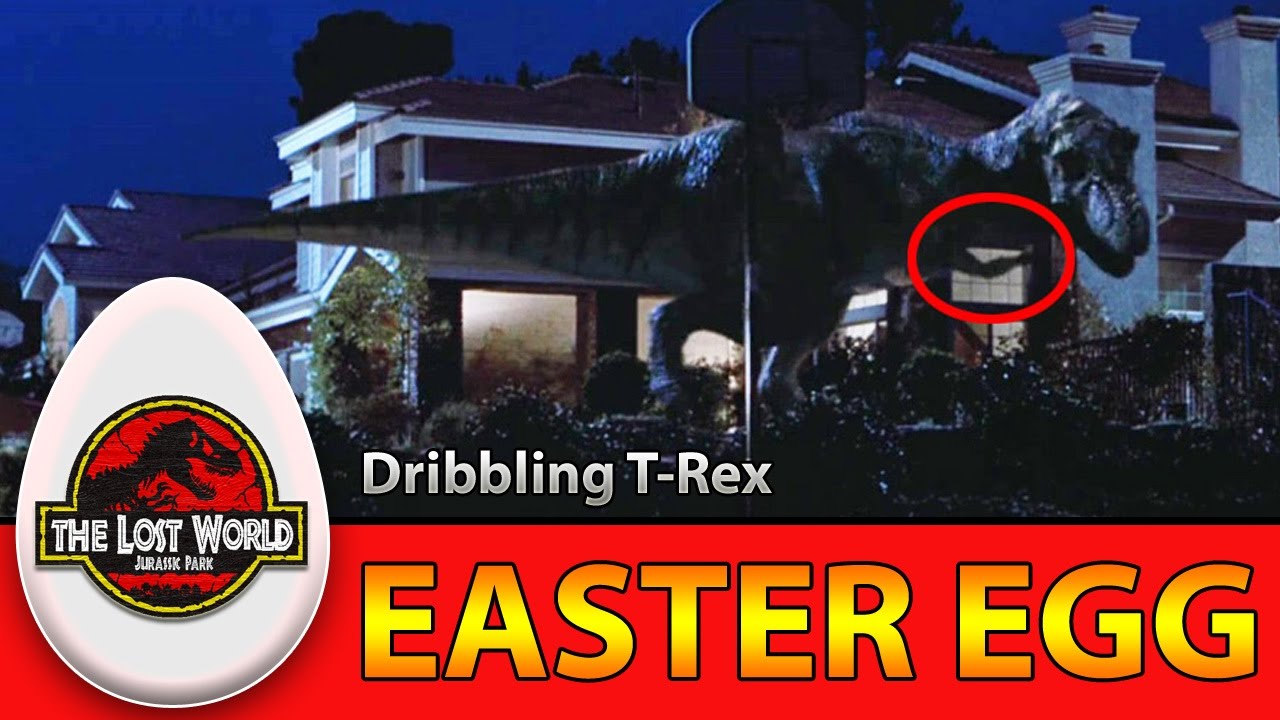 The Lost World: Jurassic Park || Dribbling T-Rex Easter Egg || Eggabase ...