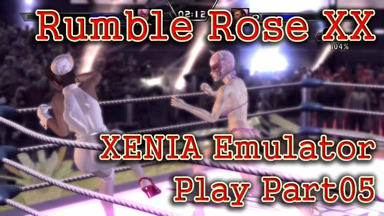 XENIA XBOX360 Rumble Roses XX - Single Match Evil Rose Vs Anesthesia ...