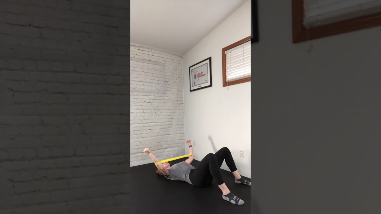 Mini Band Pull Apart - YouTube