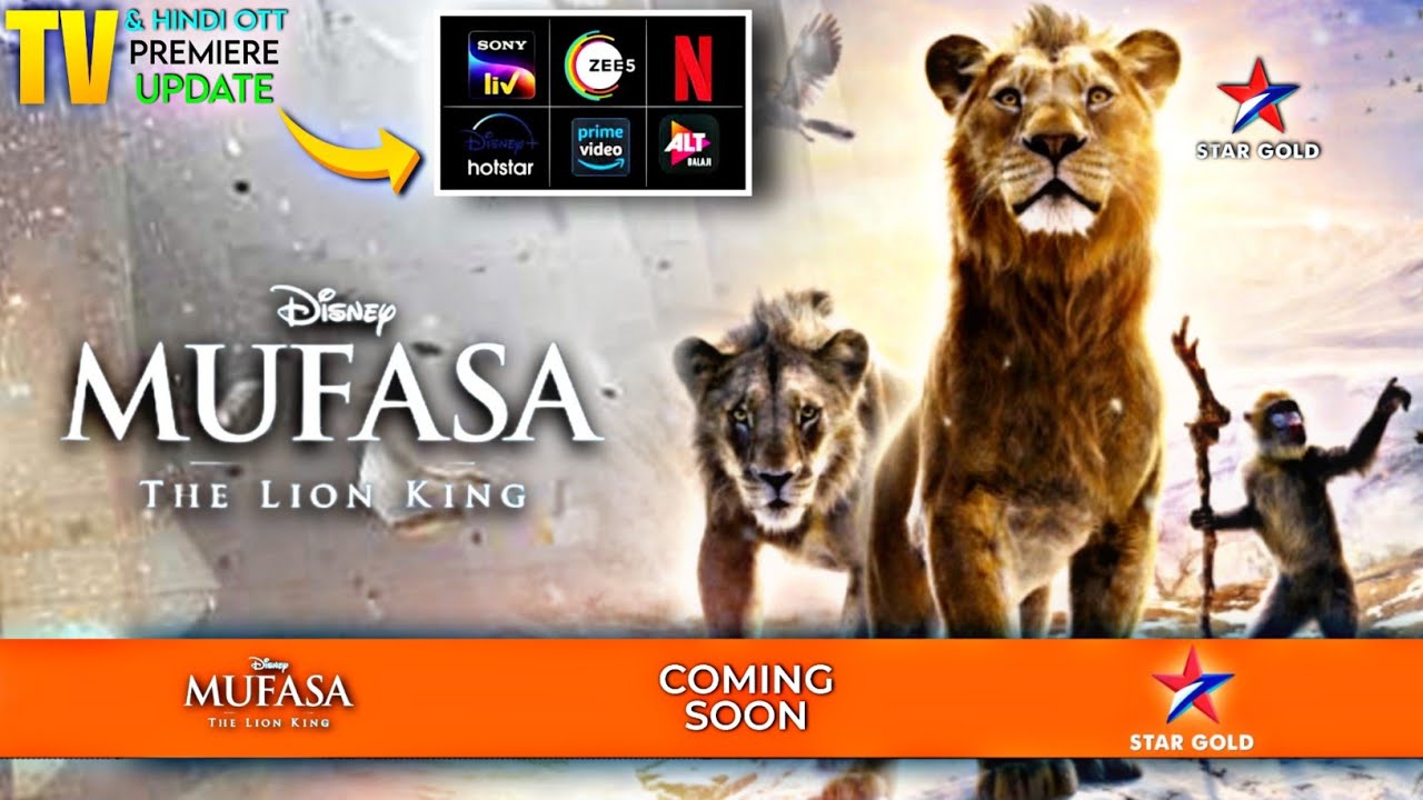 Mufasa The Lion King Hindi Ott & TV Release Date Update | Mufasa Hindi ...