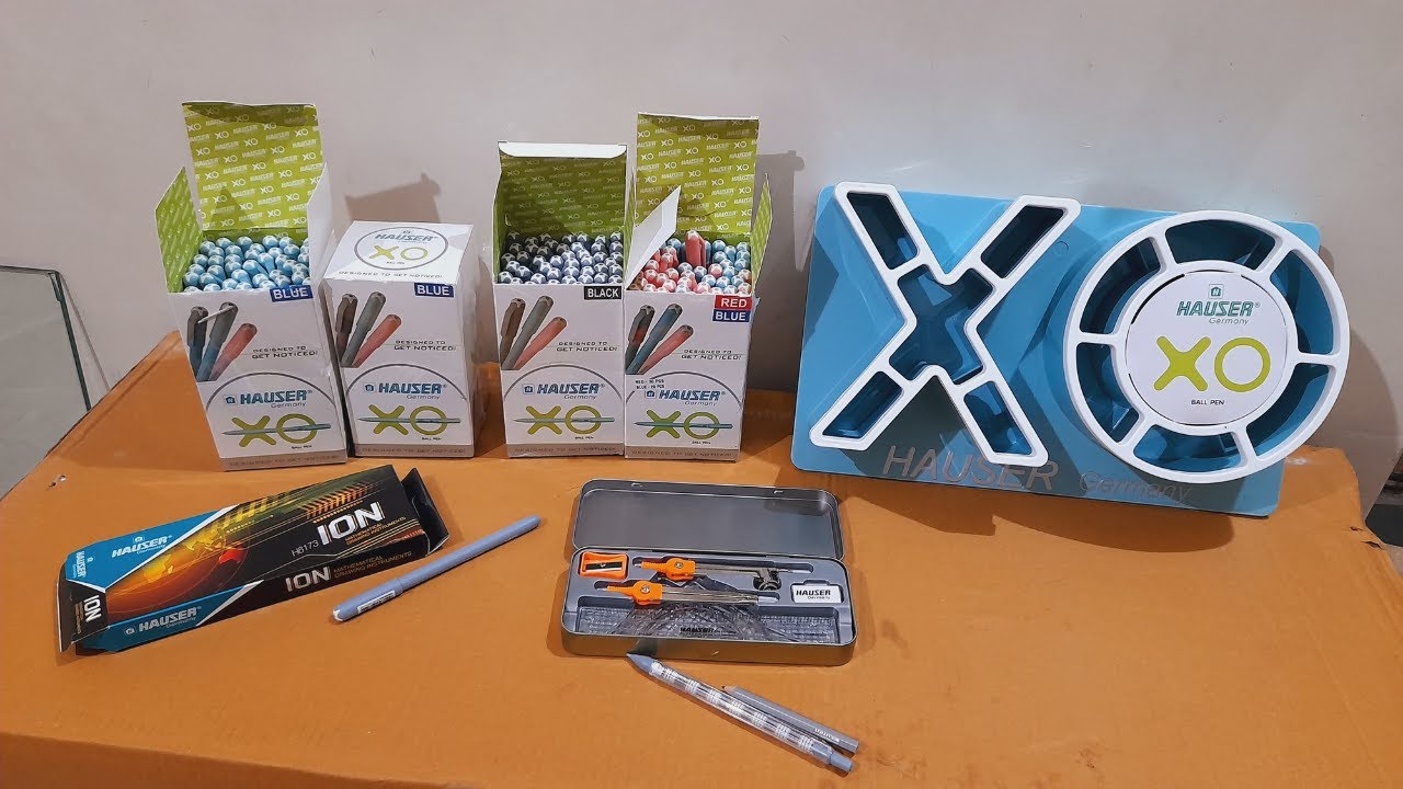 Unboxing and Review of Hauser XO Ball Pen for students - YouTube
