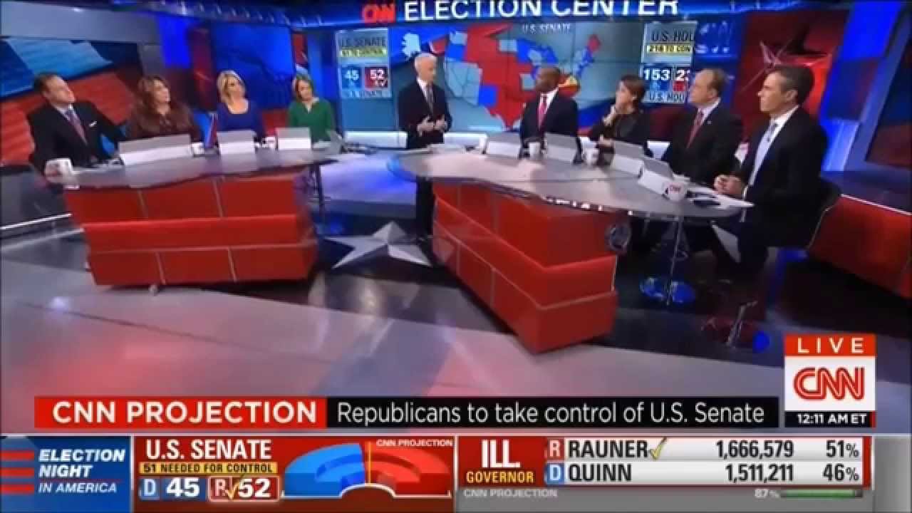 CNN's Election Night In America Coverage (Midnight Hour Only) 2/5 - YouTube