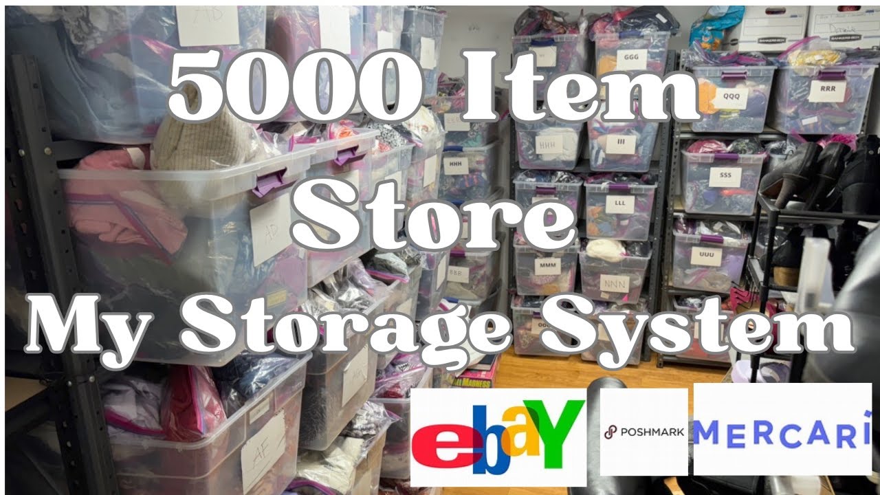 My Inventory Storage & Management | 5K Item Store Ebay Poshmark Mercari ...