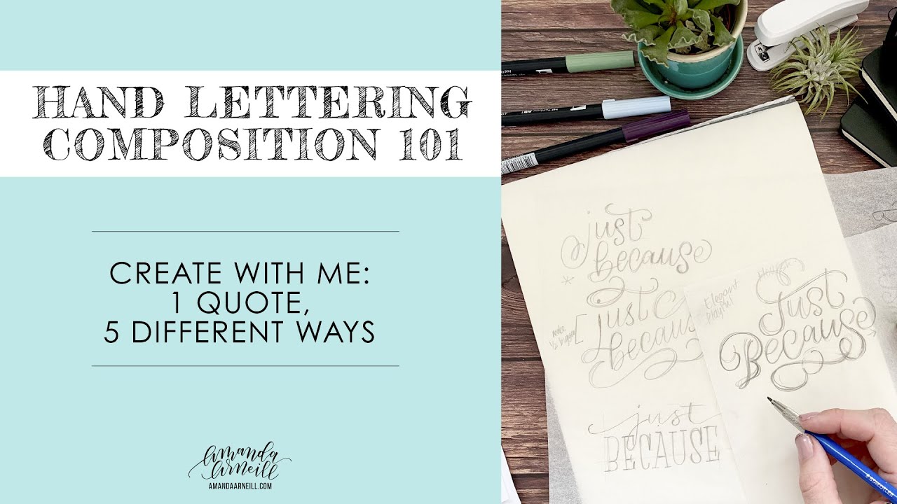 LETTERING COMPOSITION 101 - YouTube