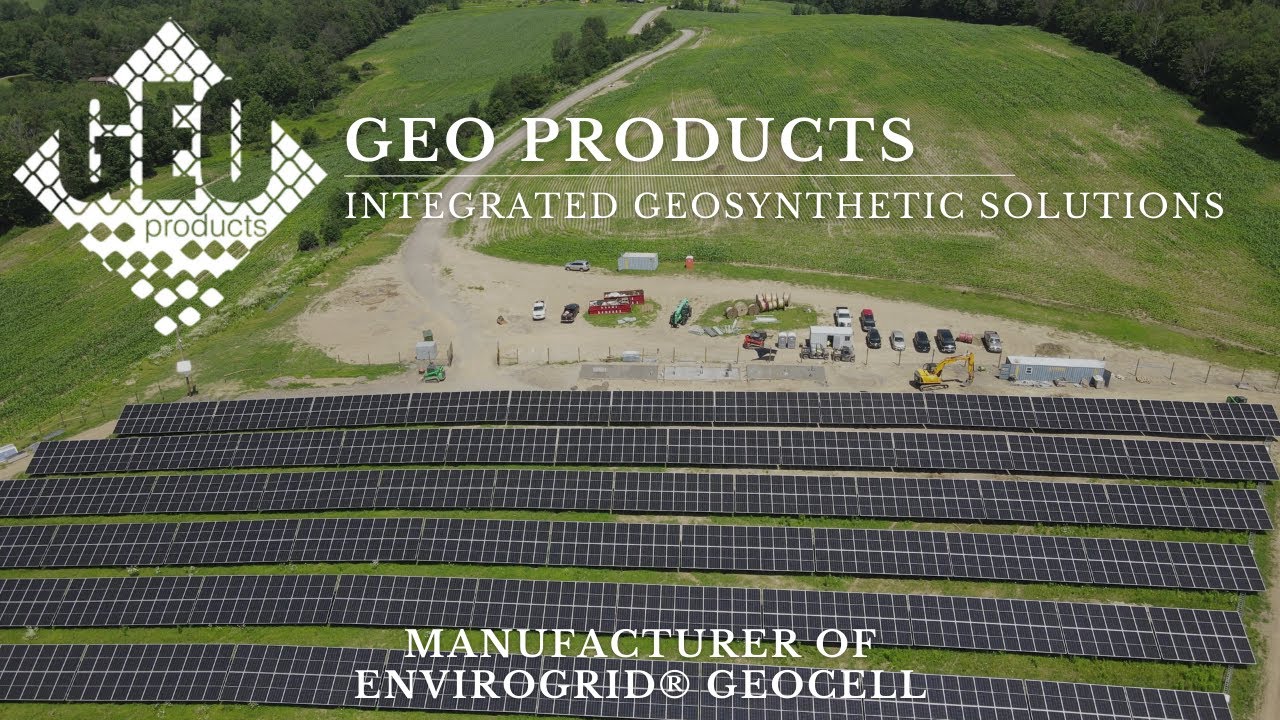 EnviroGrid Geocell for Roadway Stabilization in Solar and Renewable ...