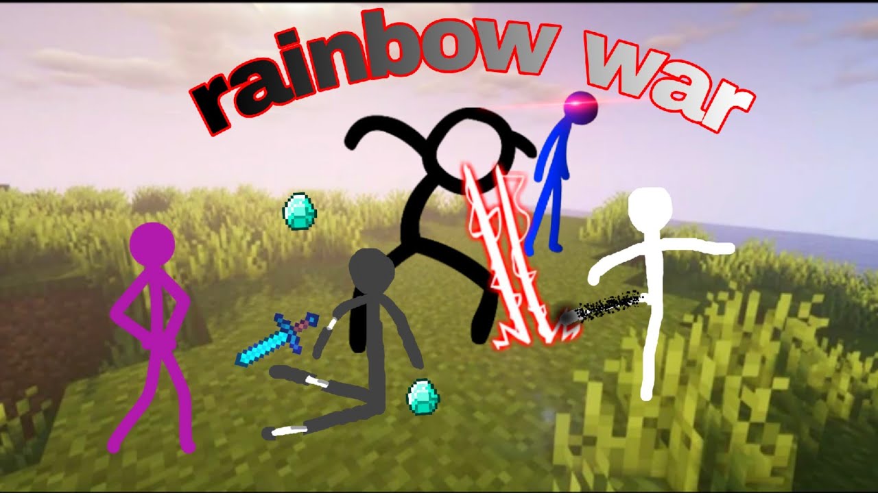 RAINBOW WAR: EPISODE 1 REVENGE OF BLACK SEASON 1 BLACK THREAT #Stickman#RainbowWar - YouTube