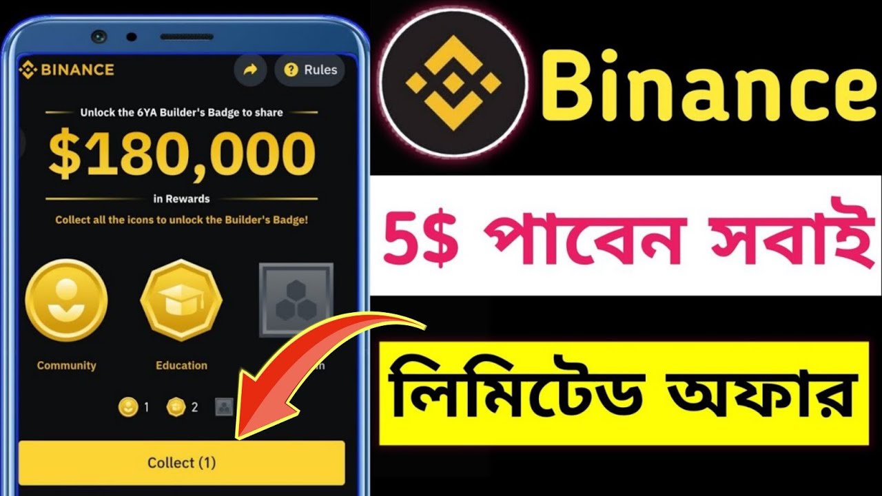 Binance 6 Year Anniversary Builder's Badge Collection ।। Binance new ...