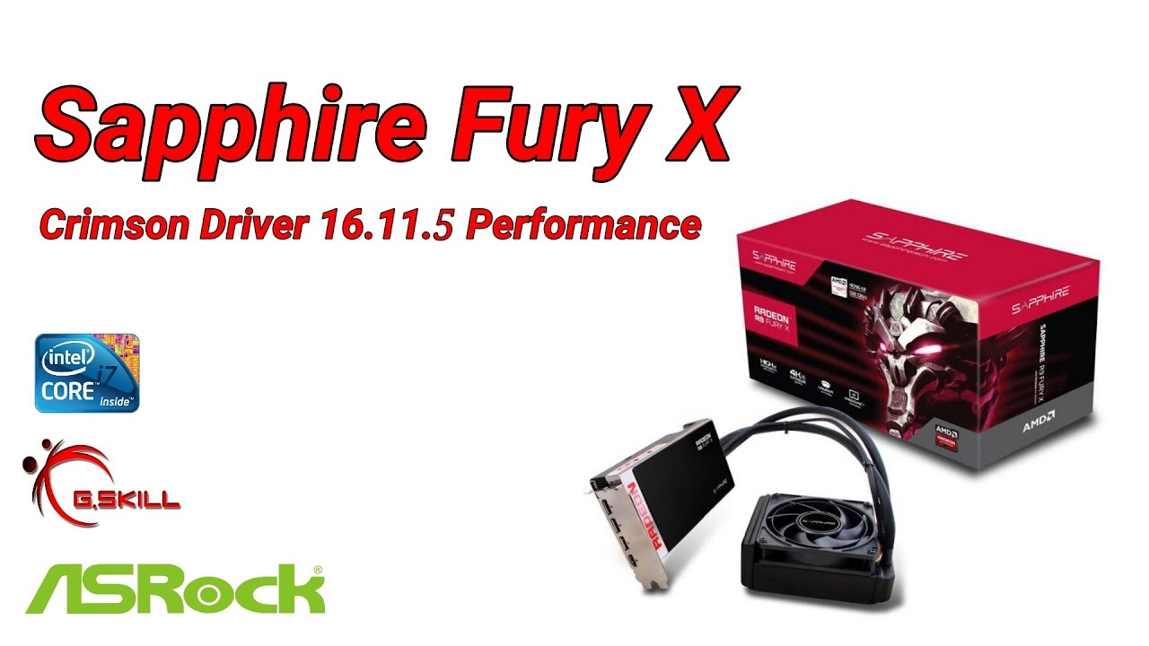 AMD Fury X | Crimson 16.11.5 Performance - YouTube