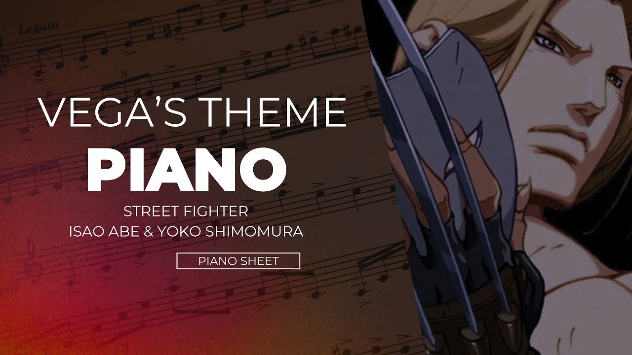 VEGA THEME - Street Fighter - Isao Abe & Yoko Shimomura / Piano - YouTube